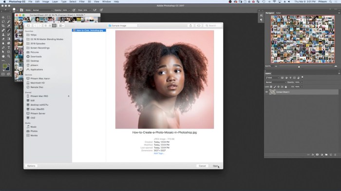 How to Create a Photo Mosaic in Lightroom & Photoshop Complete Guide