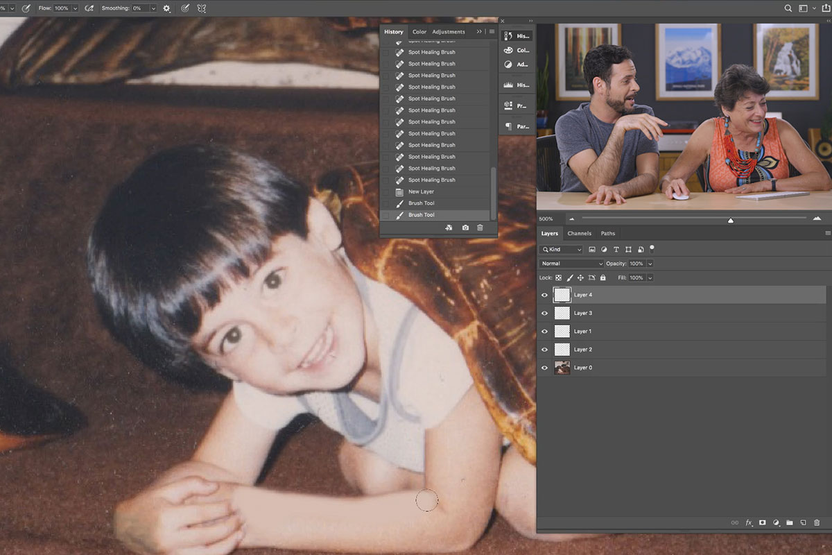Aaron Nace Teaches Mom How to Edit Childhood Photos - PHLEARN