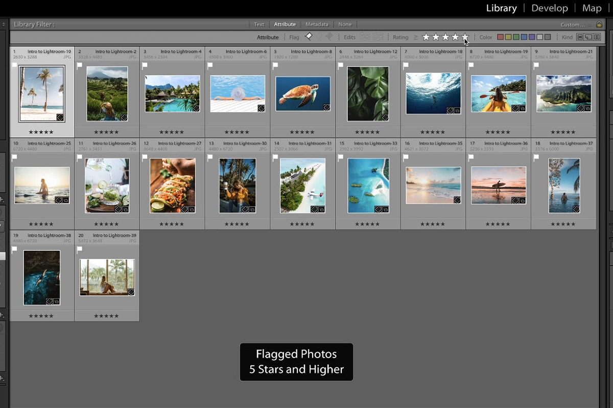 How to Filter & Favorite Images in Lightroom Classic - PHLEARN