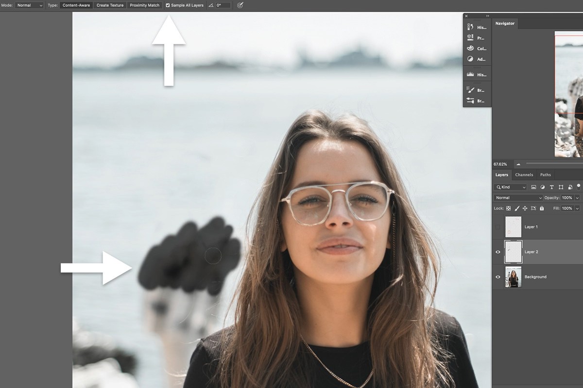 Portrait Editing: Remove People, Glare & Tattoos - PHLEARN