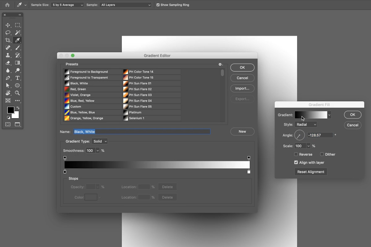 5 Beautiful Effects with Gradients | Sun Flare, Light Rays & Background ...