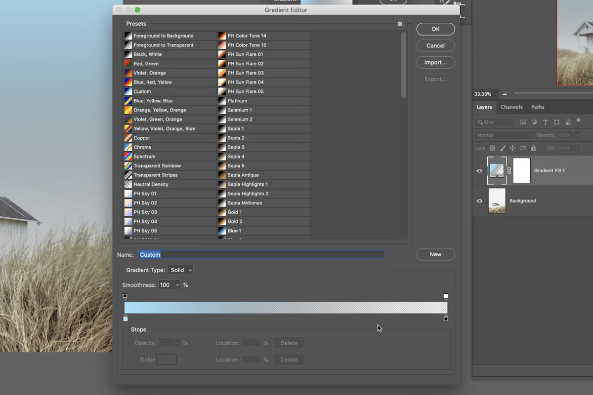 5 Beautiful Effects with Gradients | Sun Flare, Light Rays & Background ...