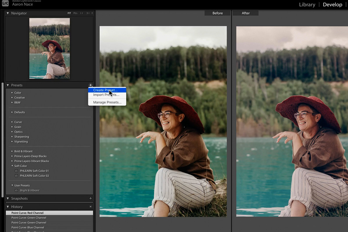 Turn Your Favorite Looks Into Lightroom Presets - PHLEARN