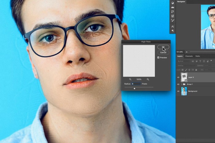 How to Remove Facial Hair in Photoshop - PHLEARN