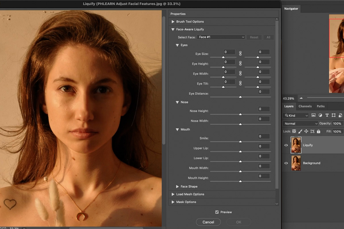 How to Adjust & Change Facial Features in Photoshop - PHLEARN