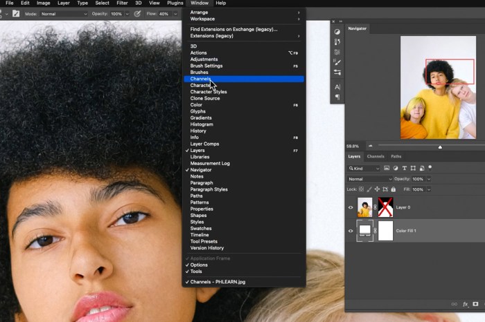 Advanced Hair Masking with Channels in Photoshop - PHLEARN