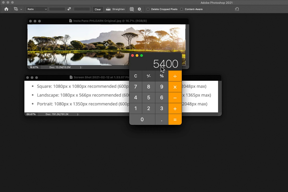 How To Split Images For Instagram's Multi-Post (Seamless Panoramas ...