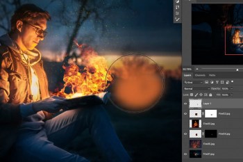 How to Create Realistic Fire in Photoshop - PHLEARN