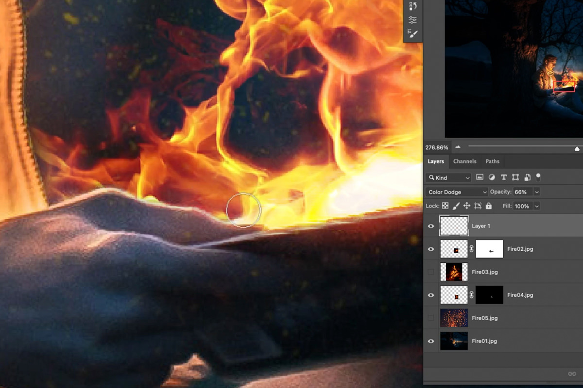 How to Create Realistic Fire in Photoshop - PHLEARN