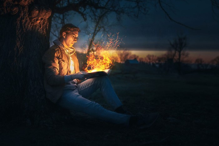 How to Create Realistic Fire in Photoshop - PHLEARN