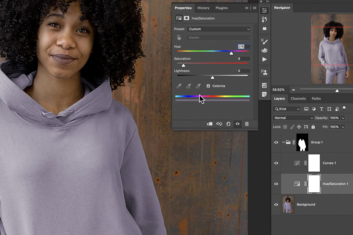How to Change the Color of Clothing in Photoshop - PHLEARN