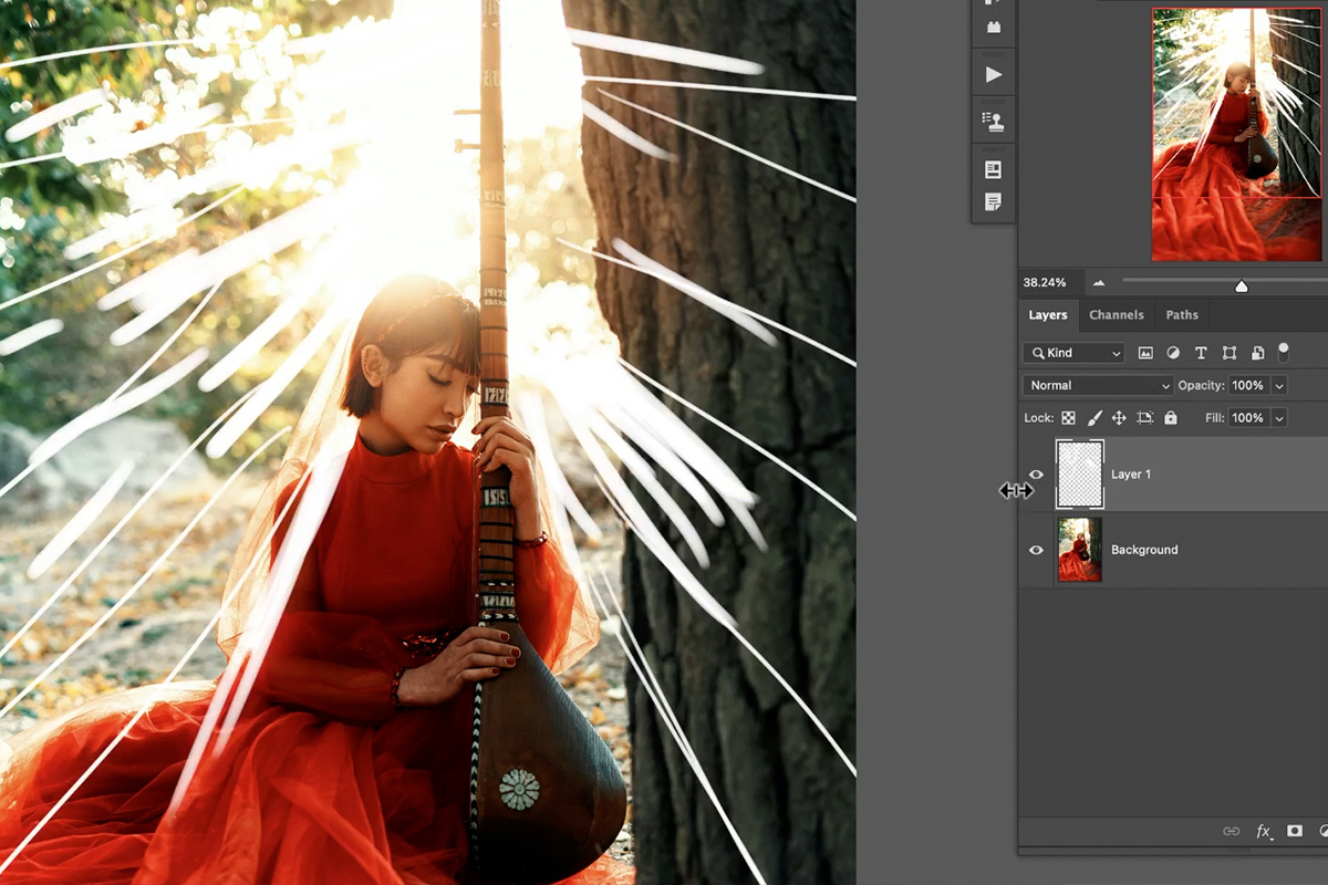 How to Create Realistic Light Rays in Photoshop - PHLEARN