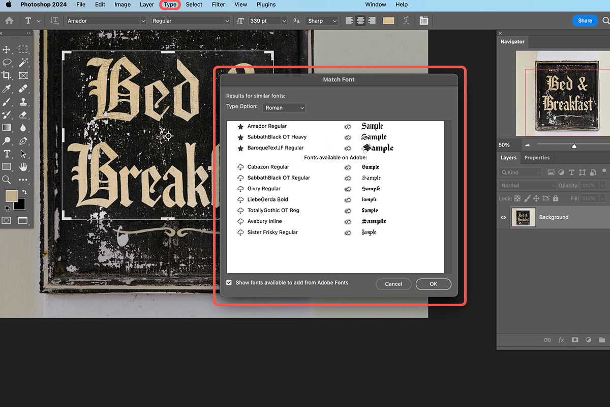 How to Match Fonts From Images in Photoshop - PHLEARN