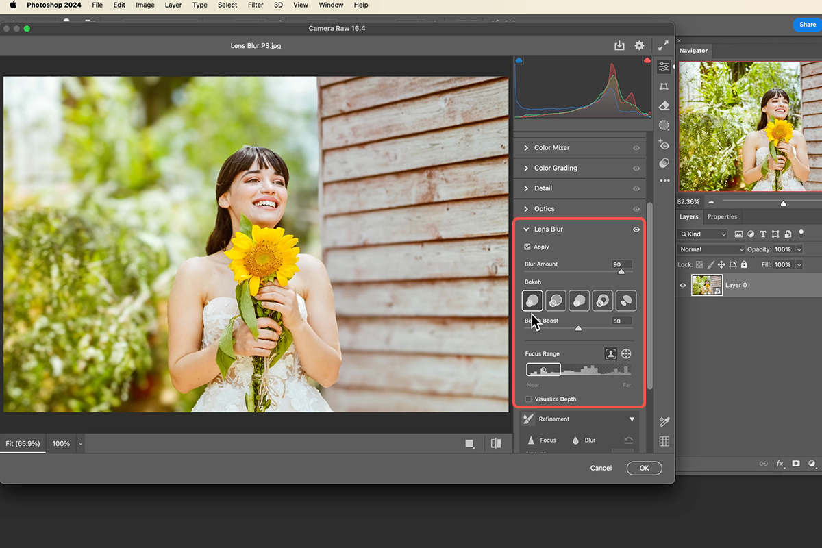 How to Create a Lens Blur Effect in Photoshop - PHLEARN
