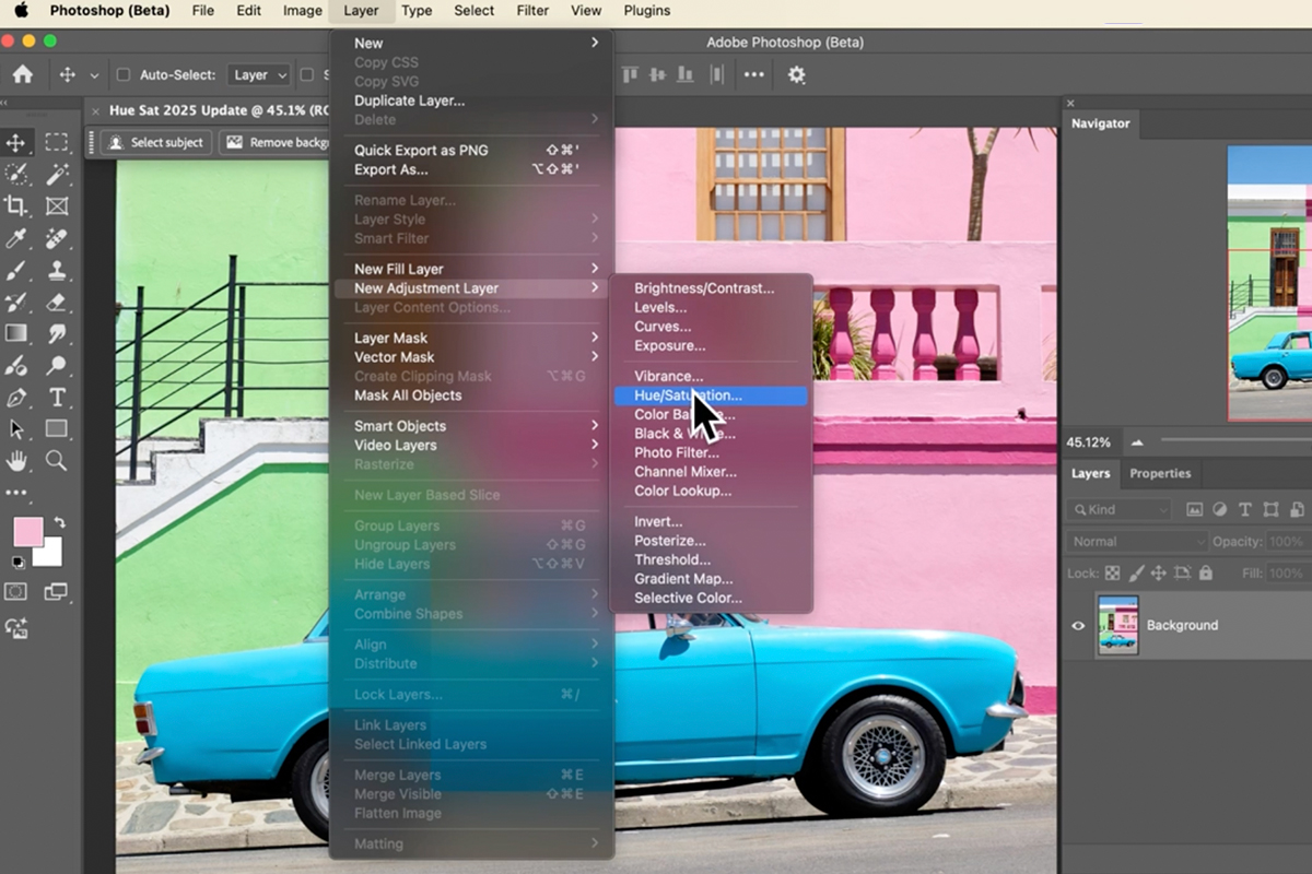 Photoshop Beta: New Hue Saturation Tool - PHLEARN