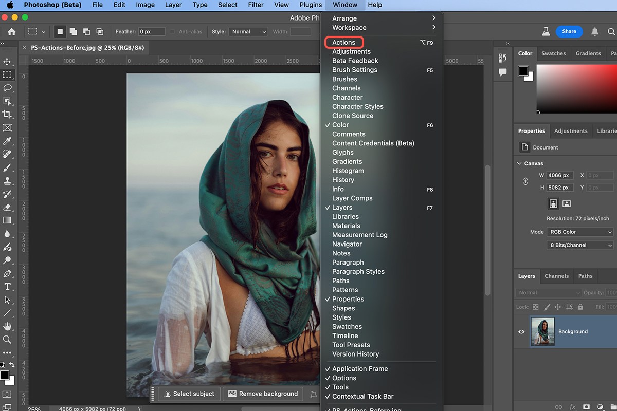 Photoshop Beta: Explore The New Actions Panel - PHLEARN