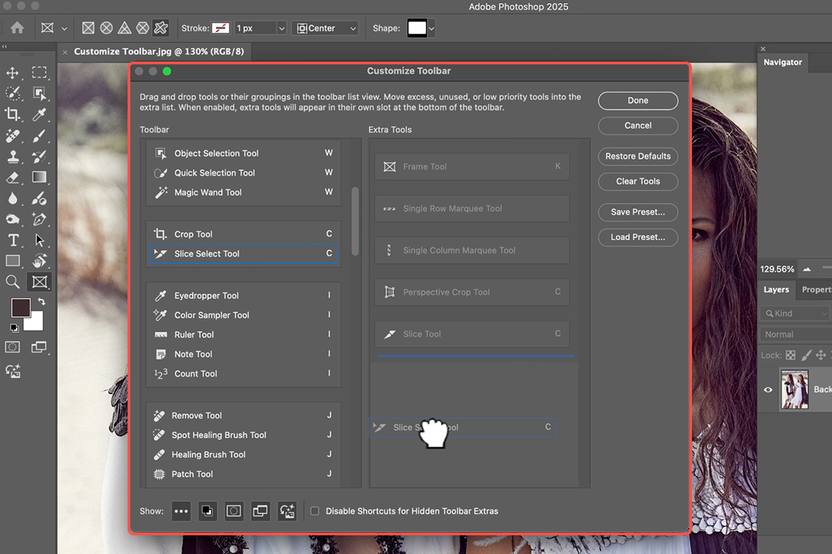 How to Customize the Toolbar in Photoshop - PHLEARN