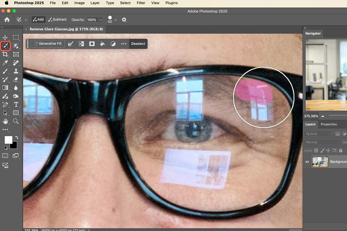 How to Fix Glare on Eyeglasses in Photoshop - PHLEARN